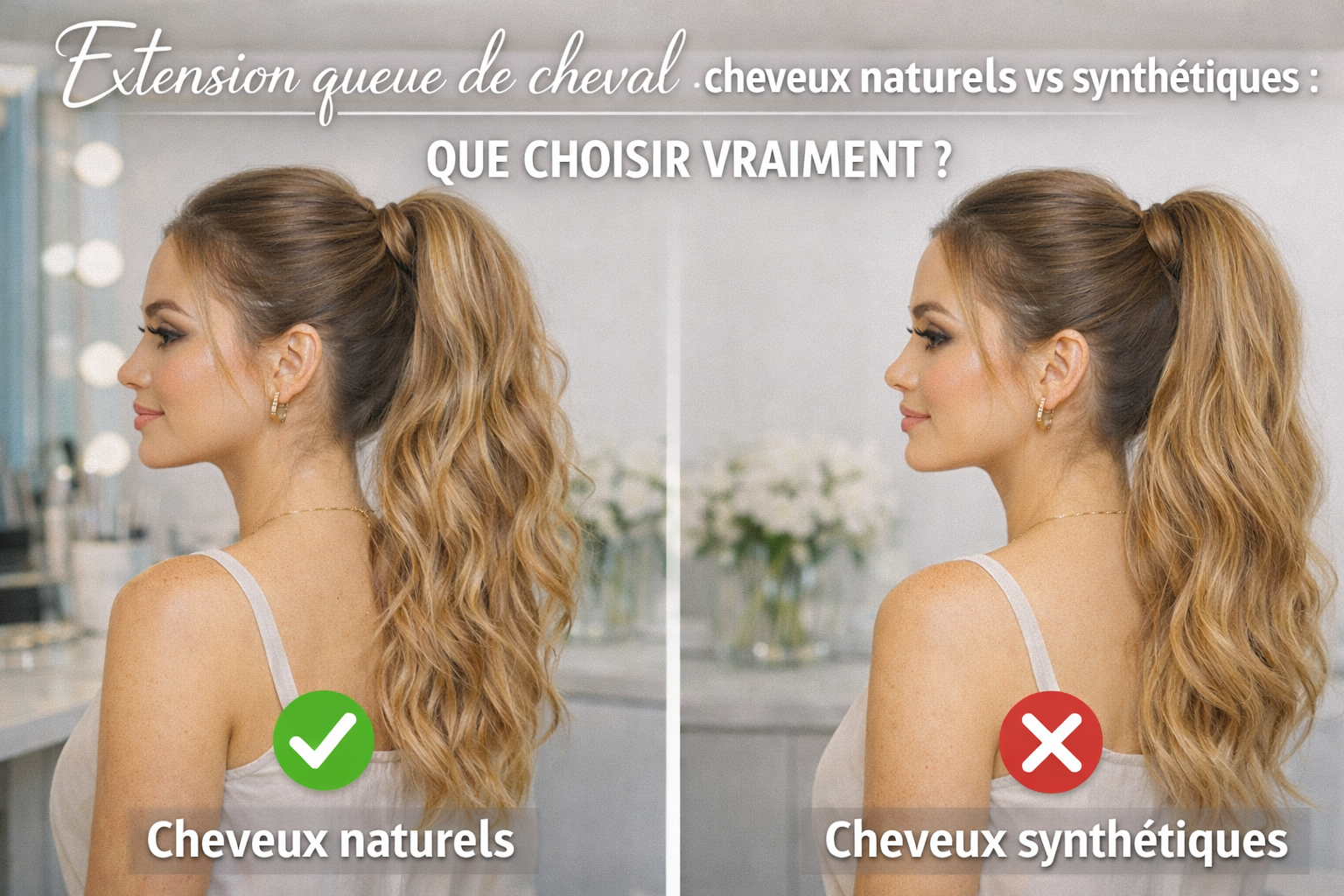Extension Queue de Cheval : Naturels ou Synthétiques ? – Frossia